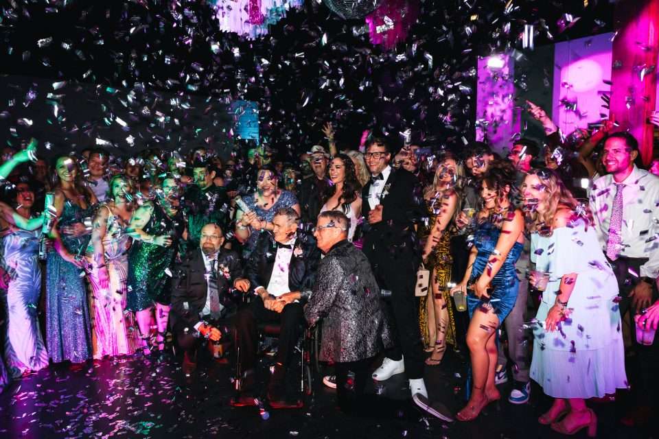 Funky Yet Formal Disco Wedding · Rock n Roll Bride