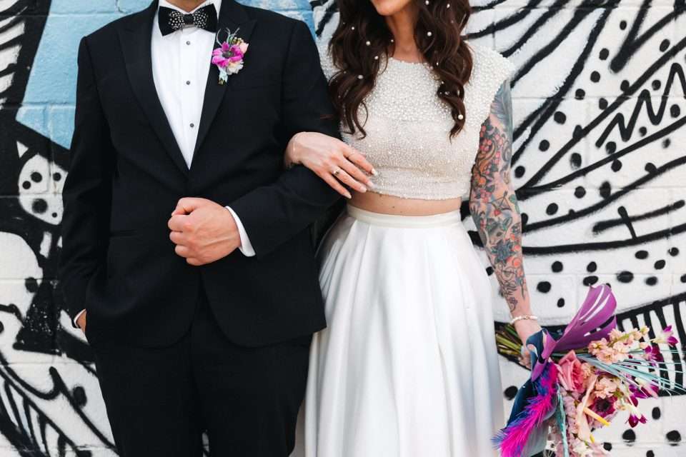 Funky Yet Formal Disco Wedding · Rock n Roll Bride