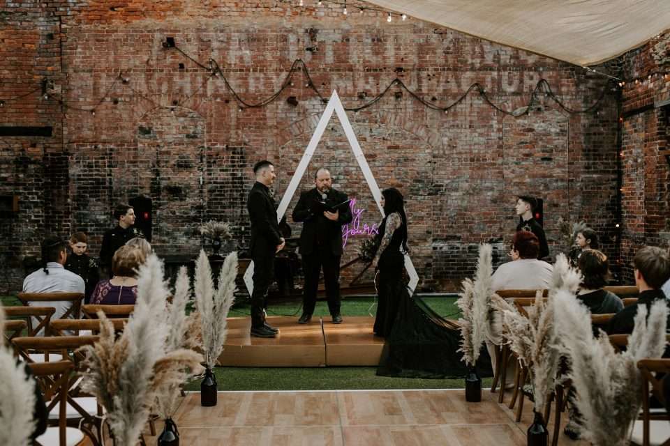 Gothic Micro Wedding on an October Full Moon · Rock n Roll Bride