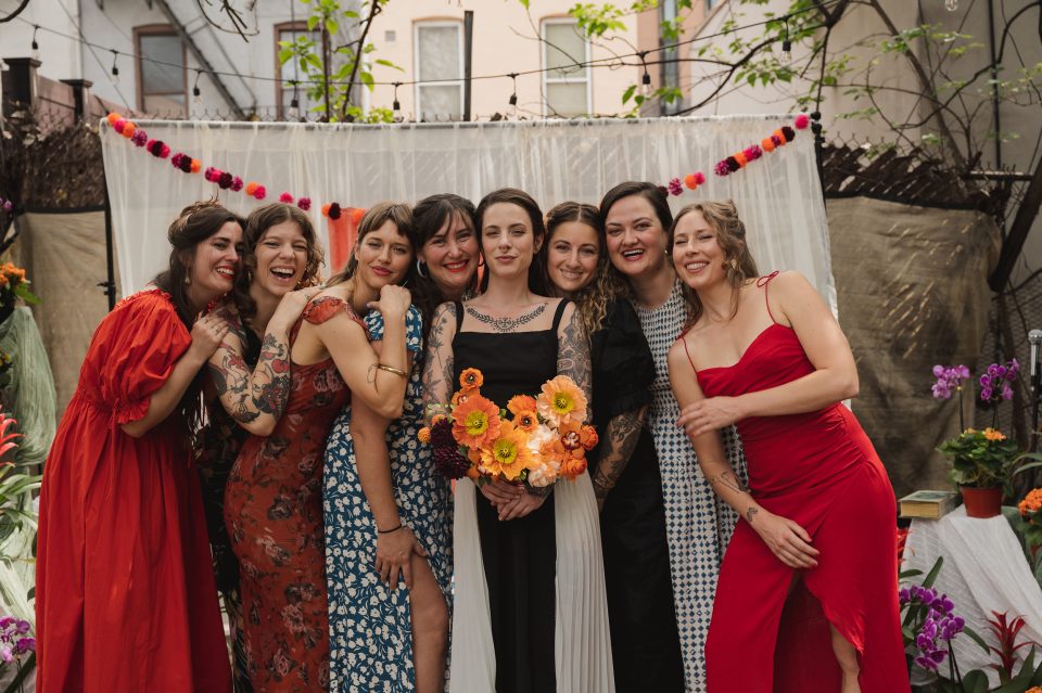 Brooklyn Backyard Community Wedding · Rock n Roll Bride