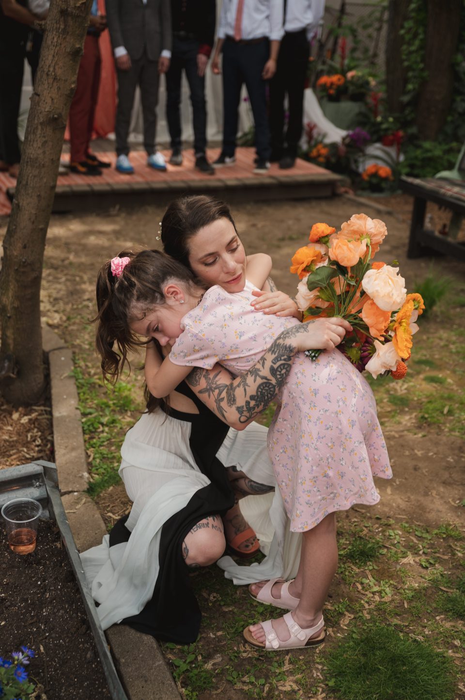 Brooklyn Backyard Community Wedding · Rock n Roll Bride