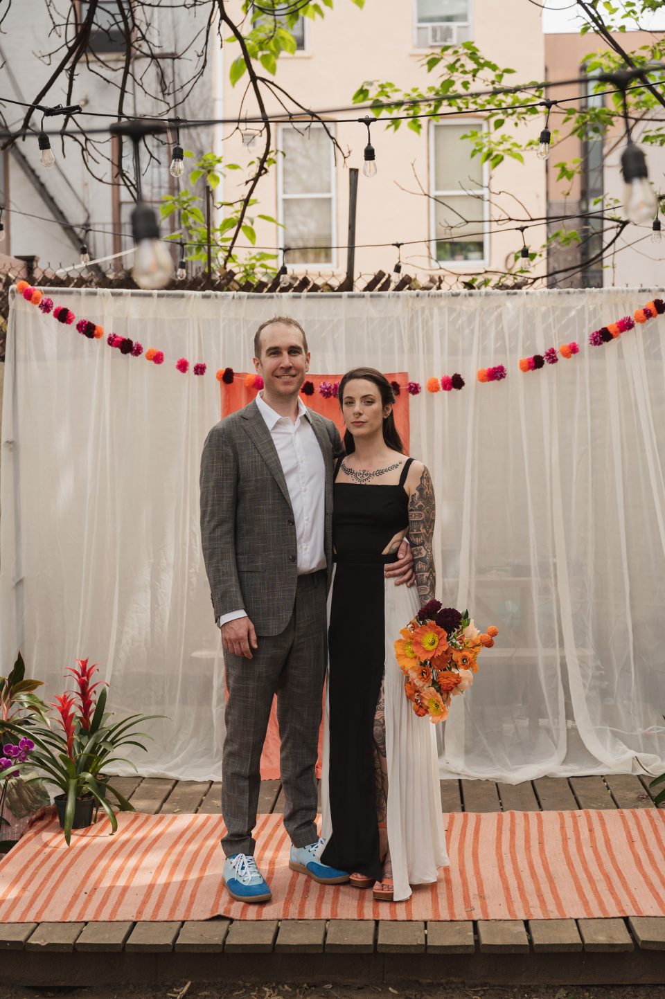Brooklyn Backyard Community Wedding · Rock n Roll Bride