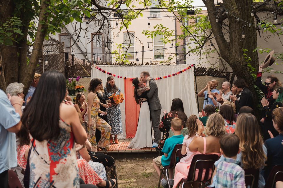Brooklyn Backyard Community Wedding · Rock n Roll Bride