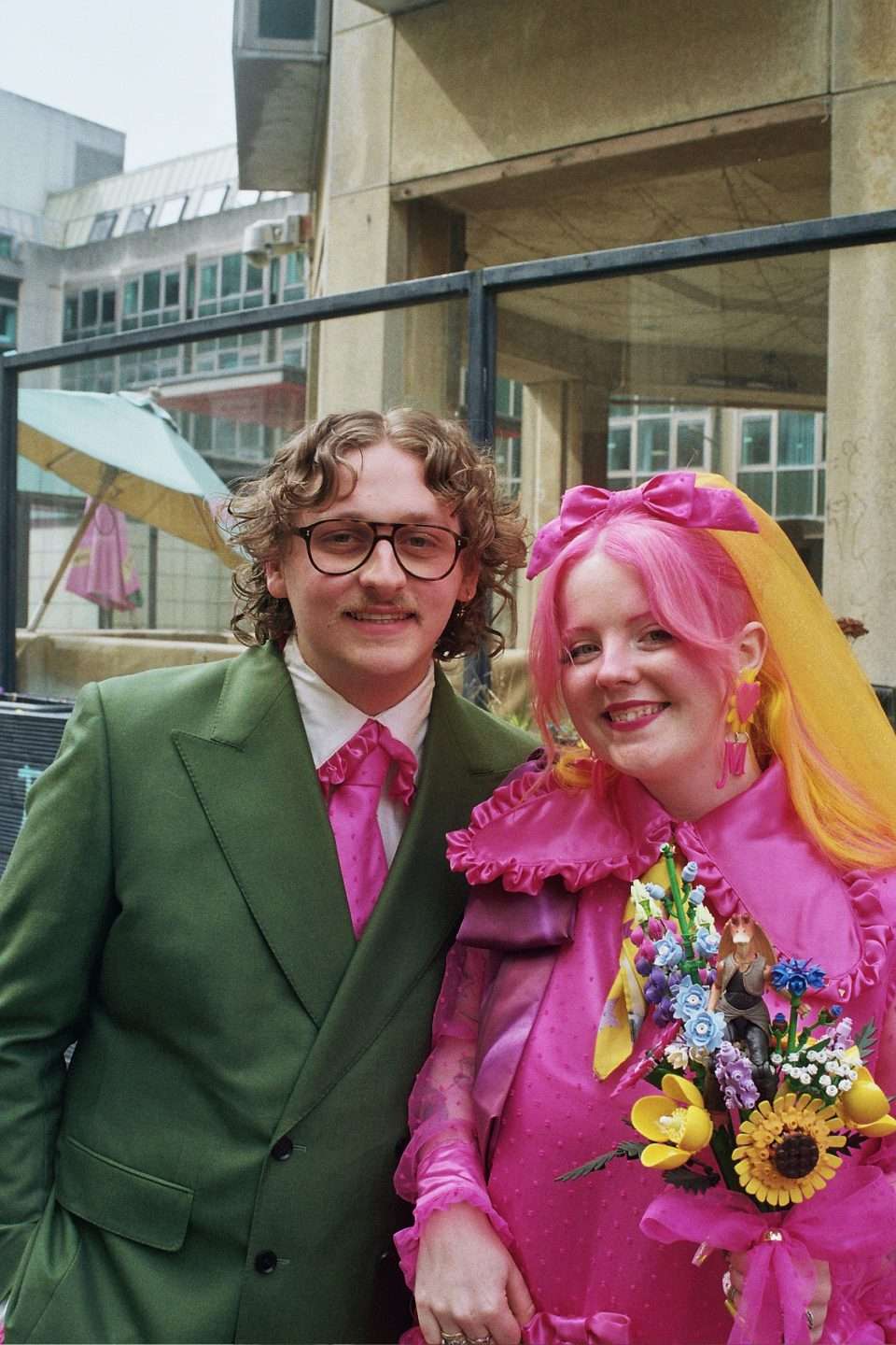 Maximalist 1970s Met Gala Meets The Muppets in Brighton · Rock n Roll Bride