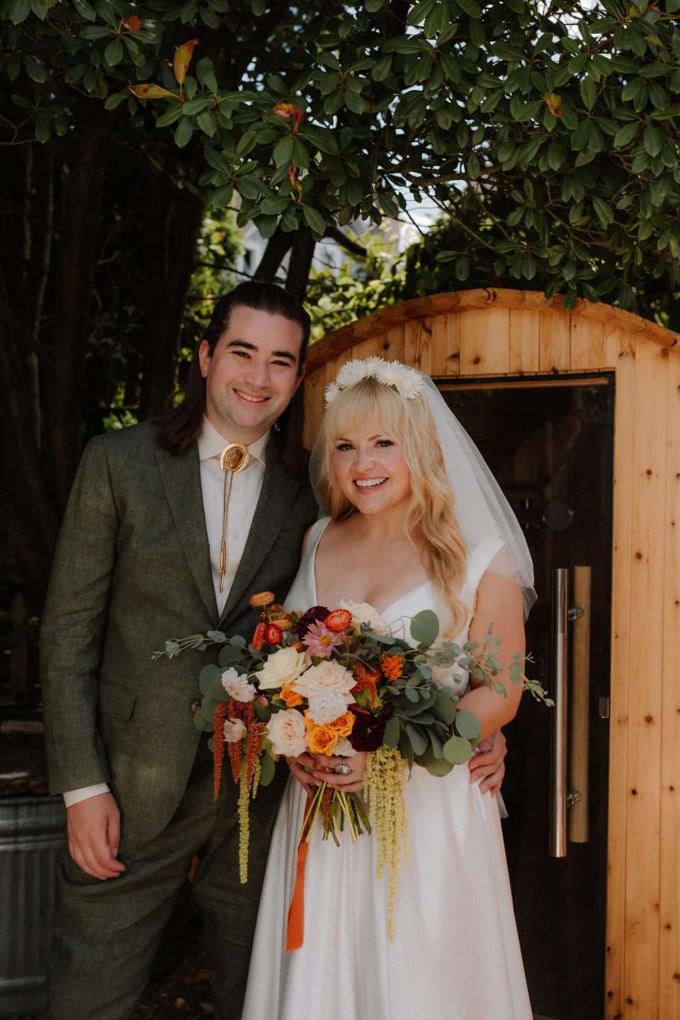 Retro Nostalgia Wedding at Home with a Rooftop Afterparty · Rock n Roll ...