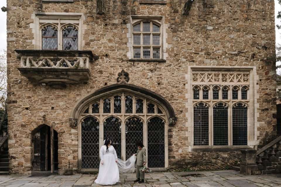 Personal, Thrifted Wedding with Lots of Greenery & Vintage Charm · Rock ...