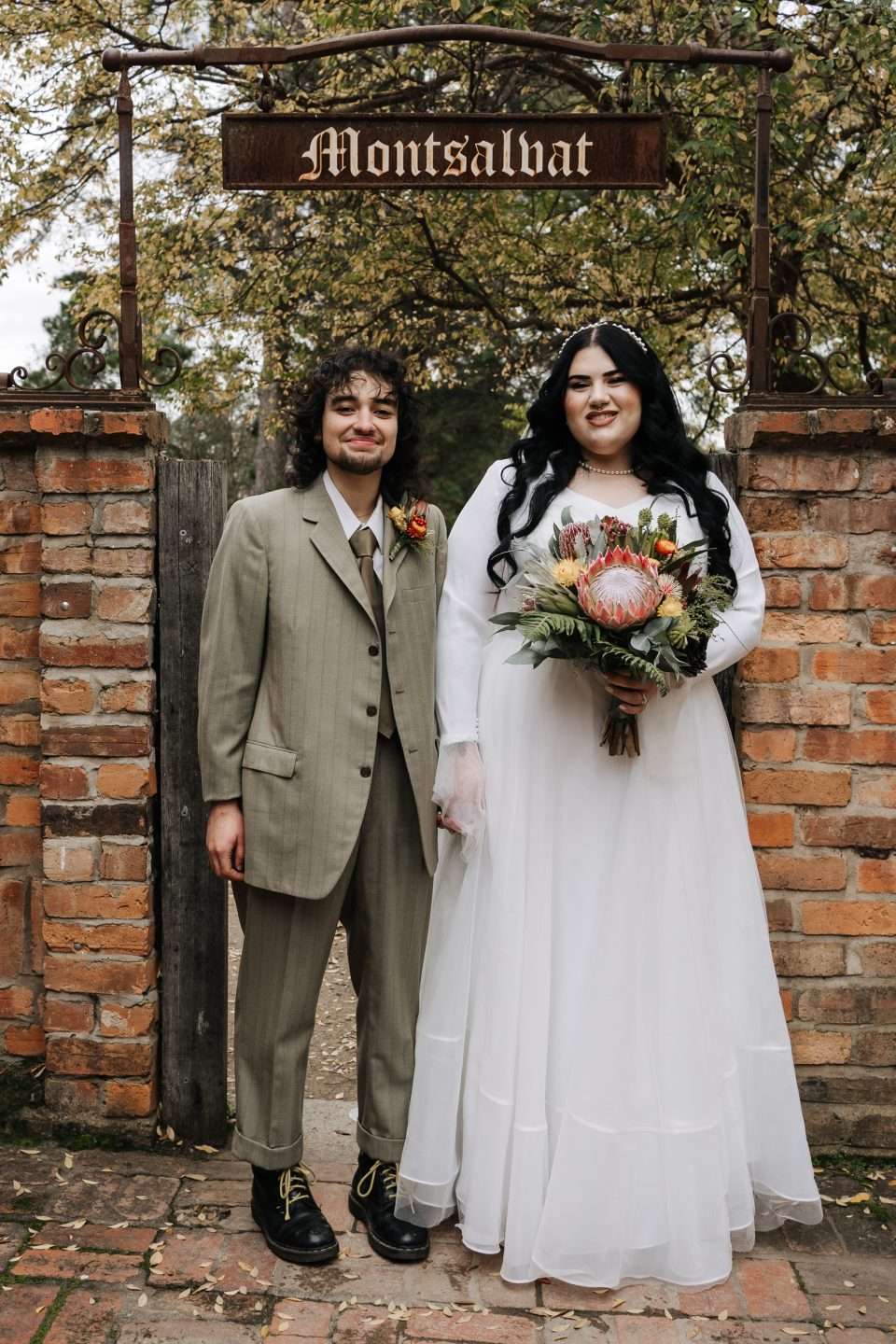 Personal, Thrifted Wedding with Lots of Greenery & Vintage Charm · Rock ...