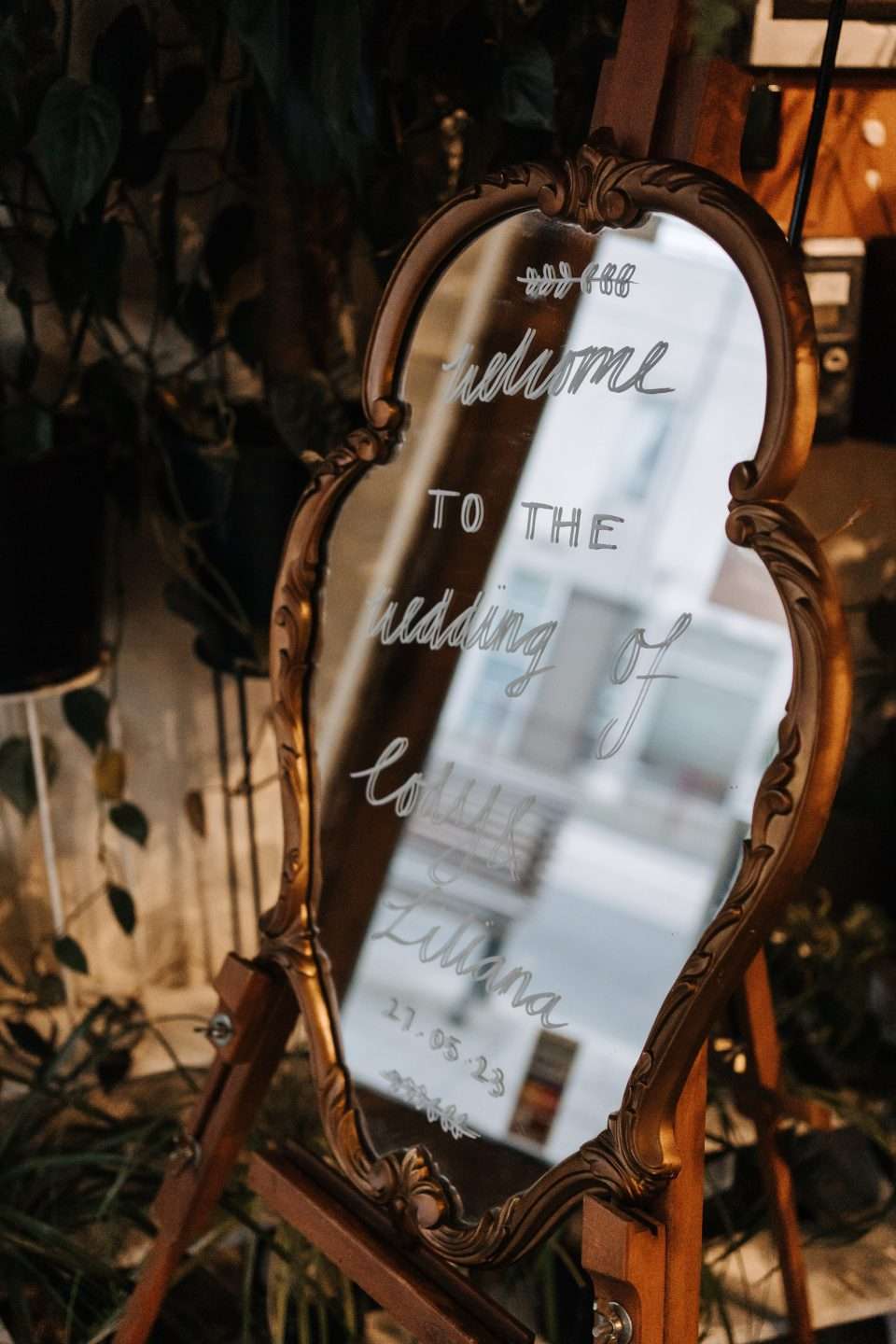 Personal, Thrifted Wedding with Lots of Greenery & Vintage Charm · Rock ...