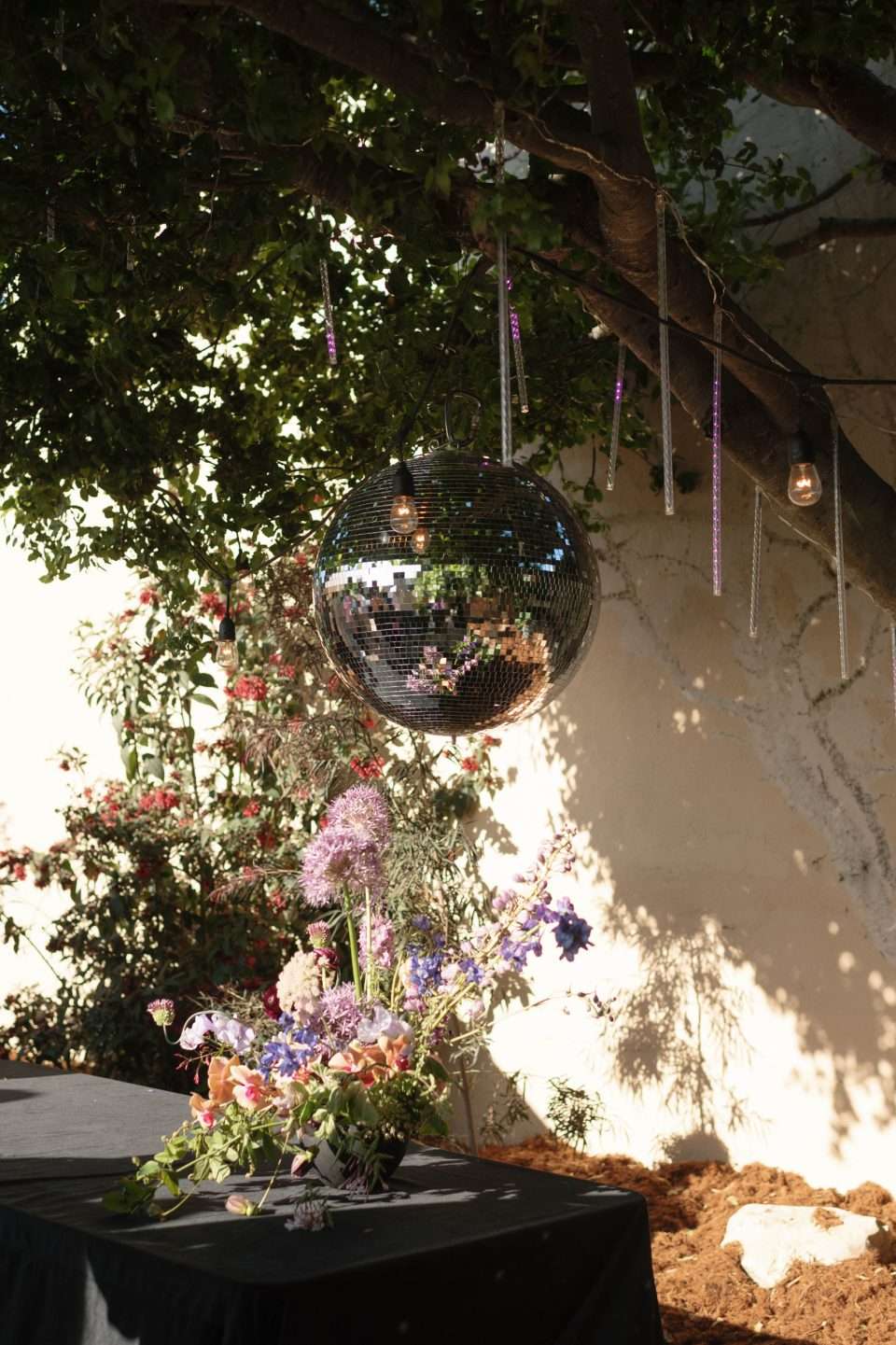 Faerie Garden Gothic Disco Wedding with an Edgar Allen Poe Impersonator ...