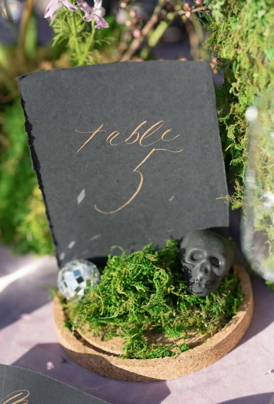 Faerie Garden Gothic Disco Wedding with an Edgar Allen Poe Impersonator ...