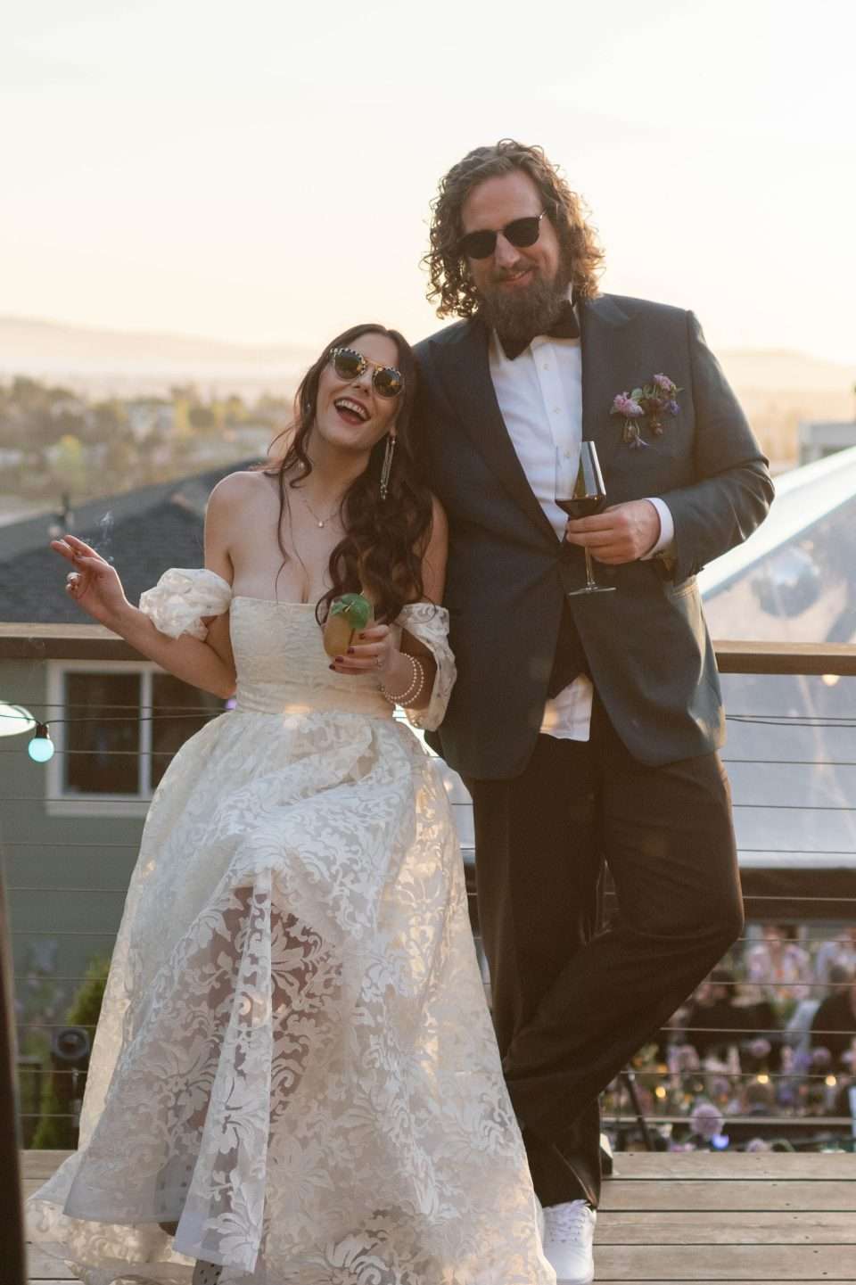 Faerie Garden Gothic Disco Wedding with an Edgar Allen Poe Impersonator ...