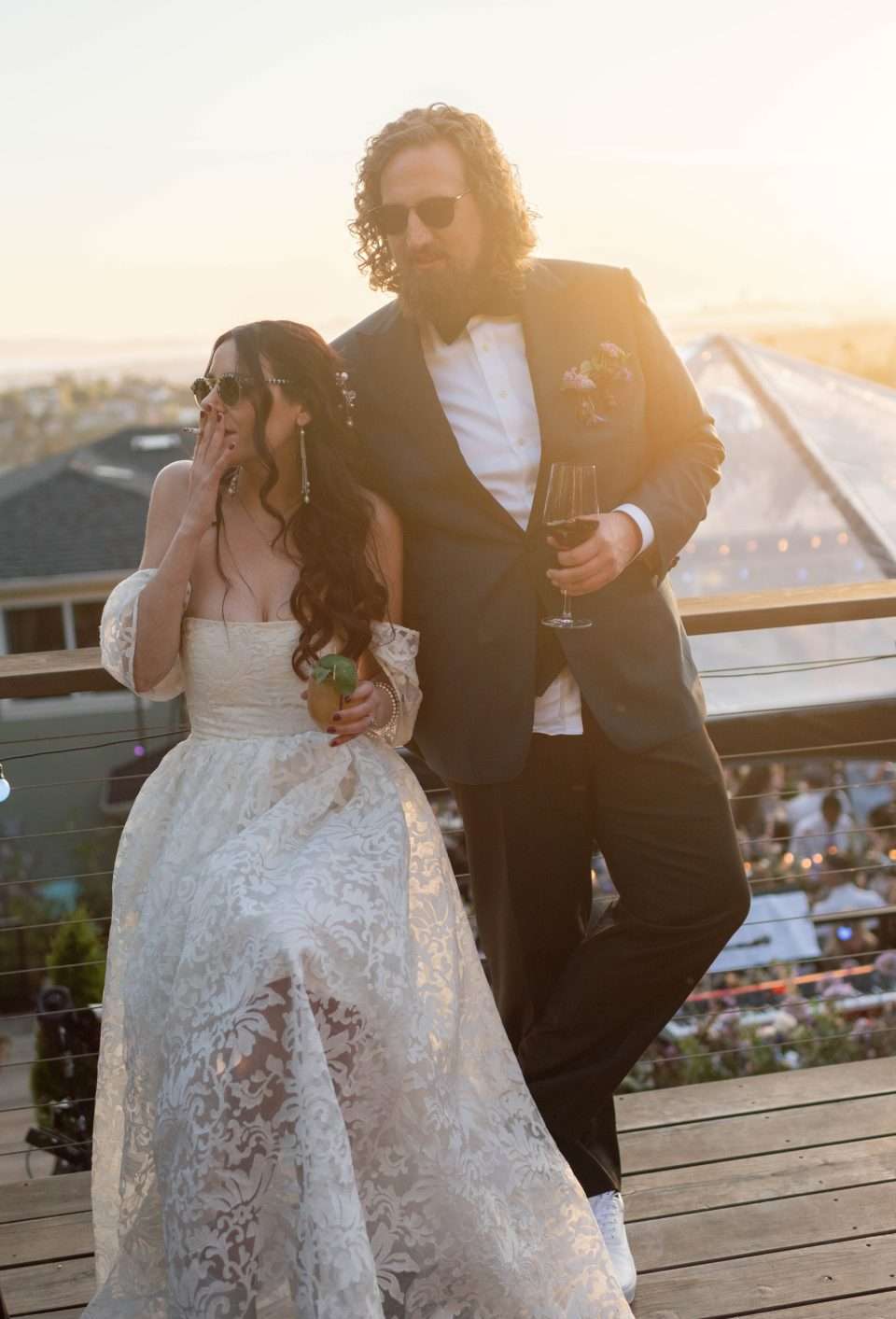 Faerie Garden Gothic Disco Wedding with an Edgar Allen Poe Impersonator ...