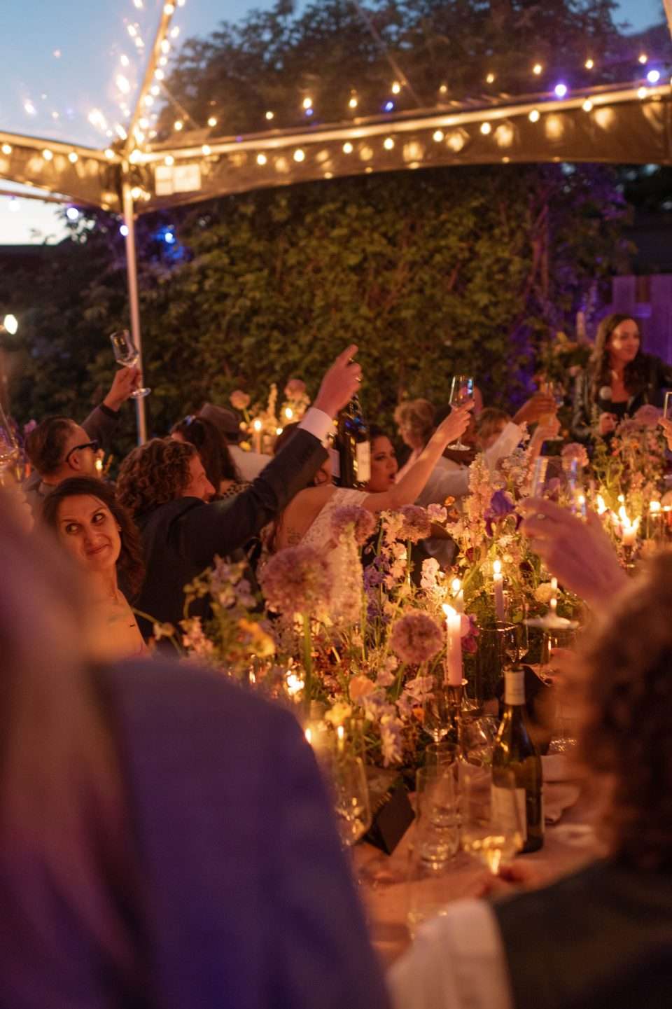 Faerie Garden Gothic Disco Wedding with an Edgar Allen Poe Impersonator ...