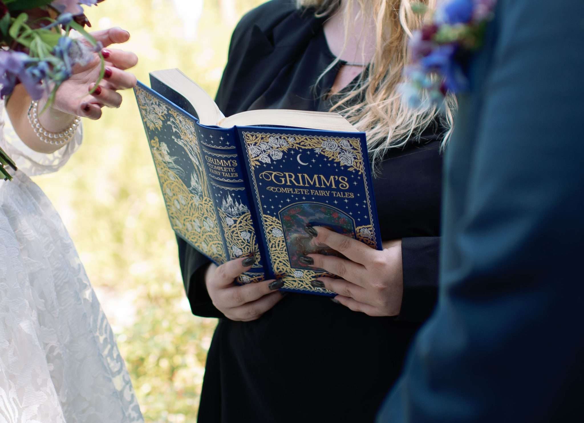 Faerie Garden Gothic Disco Wedding with an Edgar Allen Poe Impersonator ...