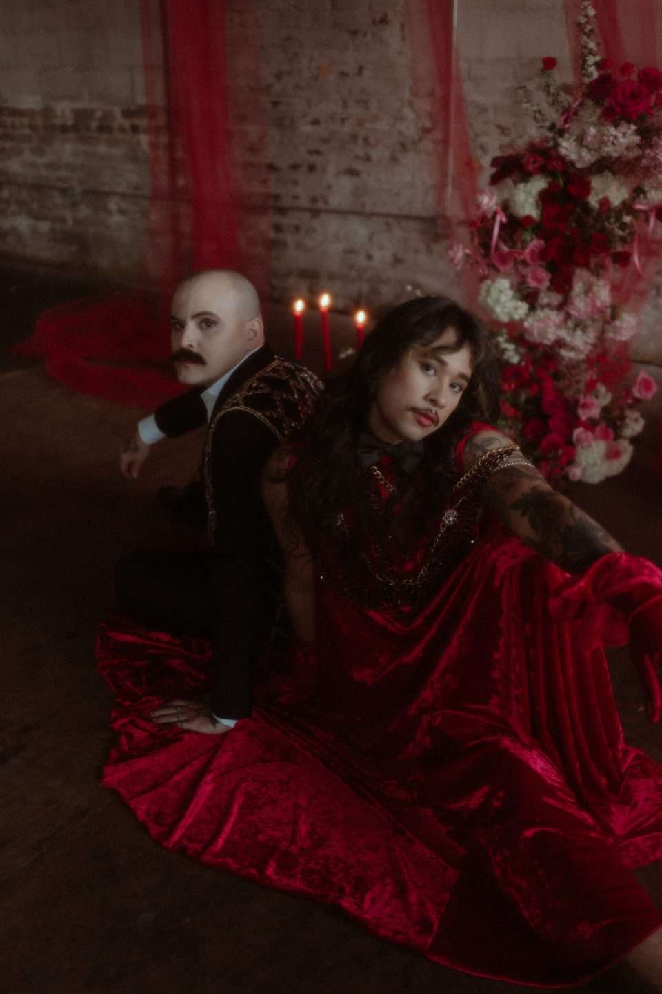 Luxury Vampire Themed Inclusive Wedding Shoot · Rock n Roll Bride