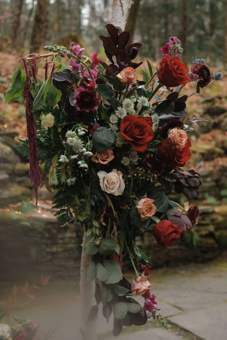 Moody November Wedding at a Gothic New York Mansion · Rock n Roll Bride