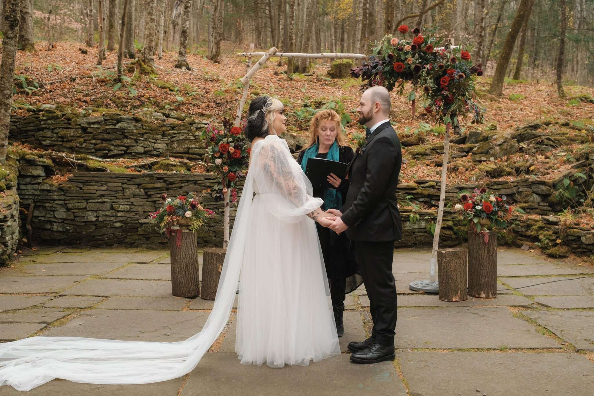 Moody November Wedding at a Gothic New York Mansion · Rock n Roll Bride