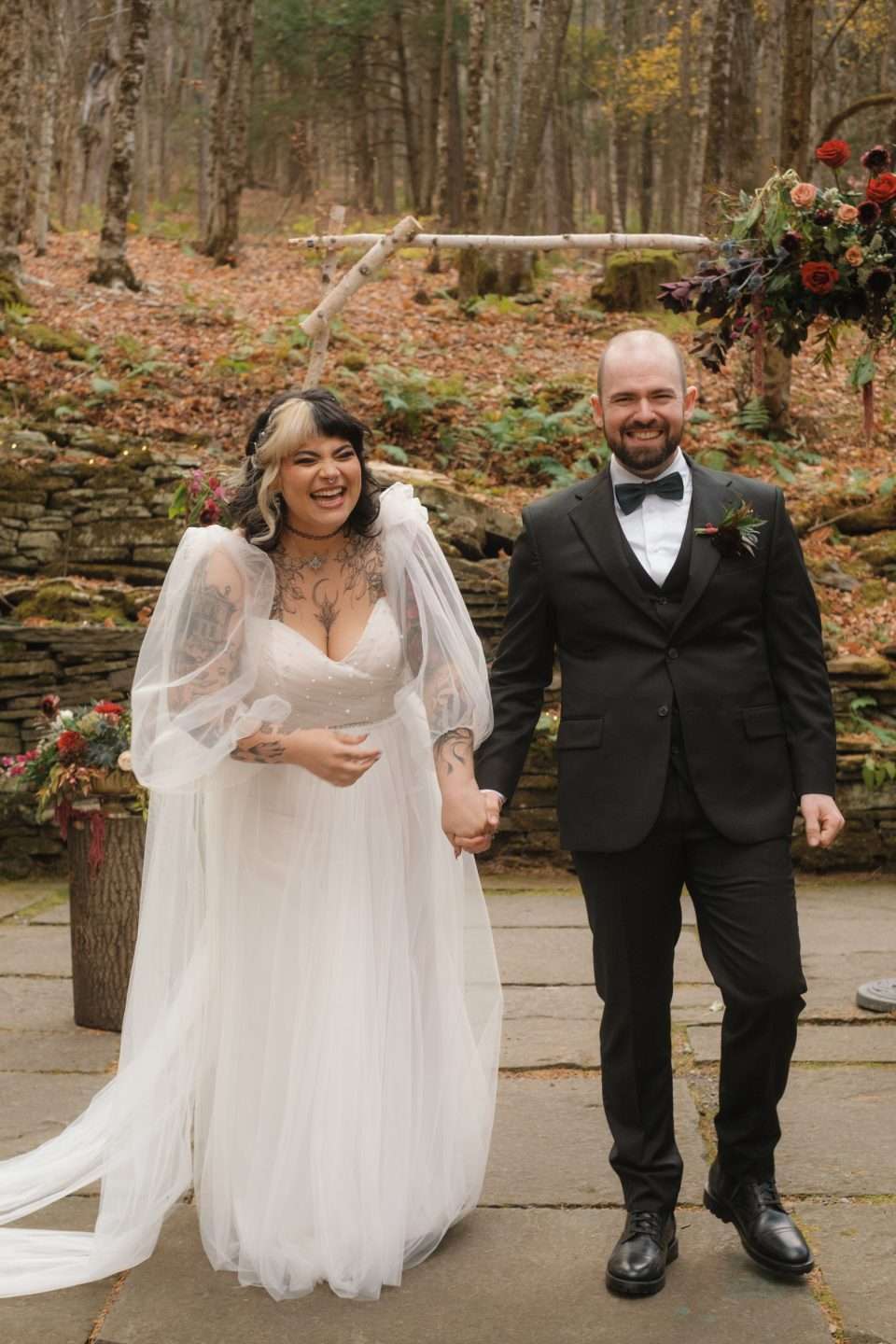 Moody November Wedding at a Gothic New York Mansion · Rock n Roll Bride