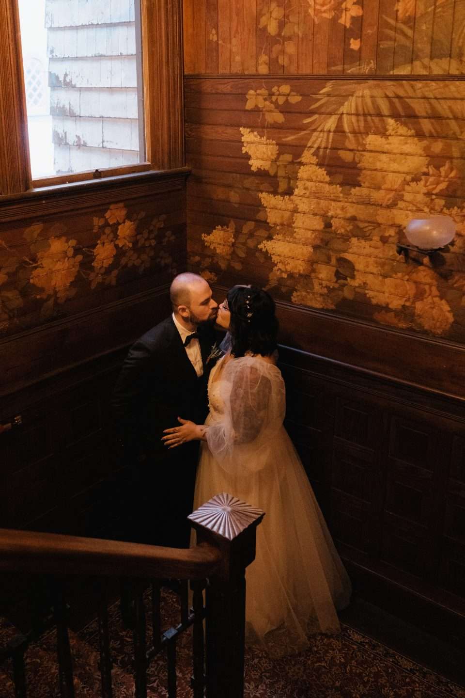Moody November Wedding at a Gothic New York Mansion · Rock n Roll Bride