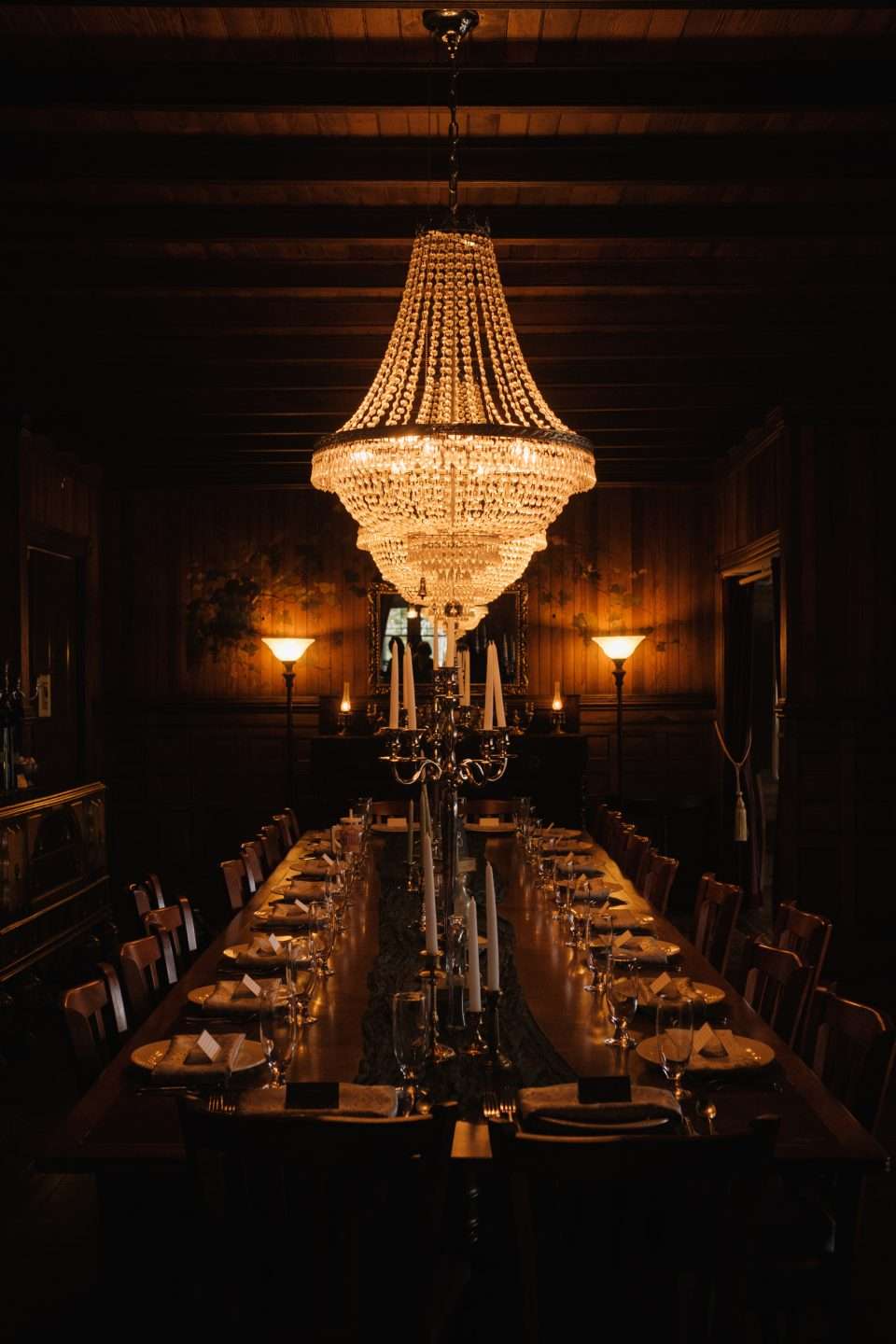 Moody November Wedding at a Gothic New York Mansion · Rock n Roll Bride