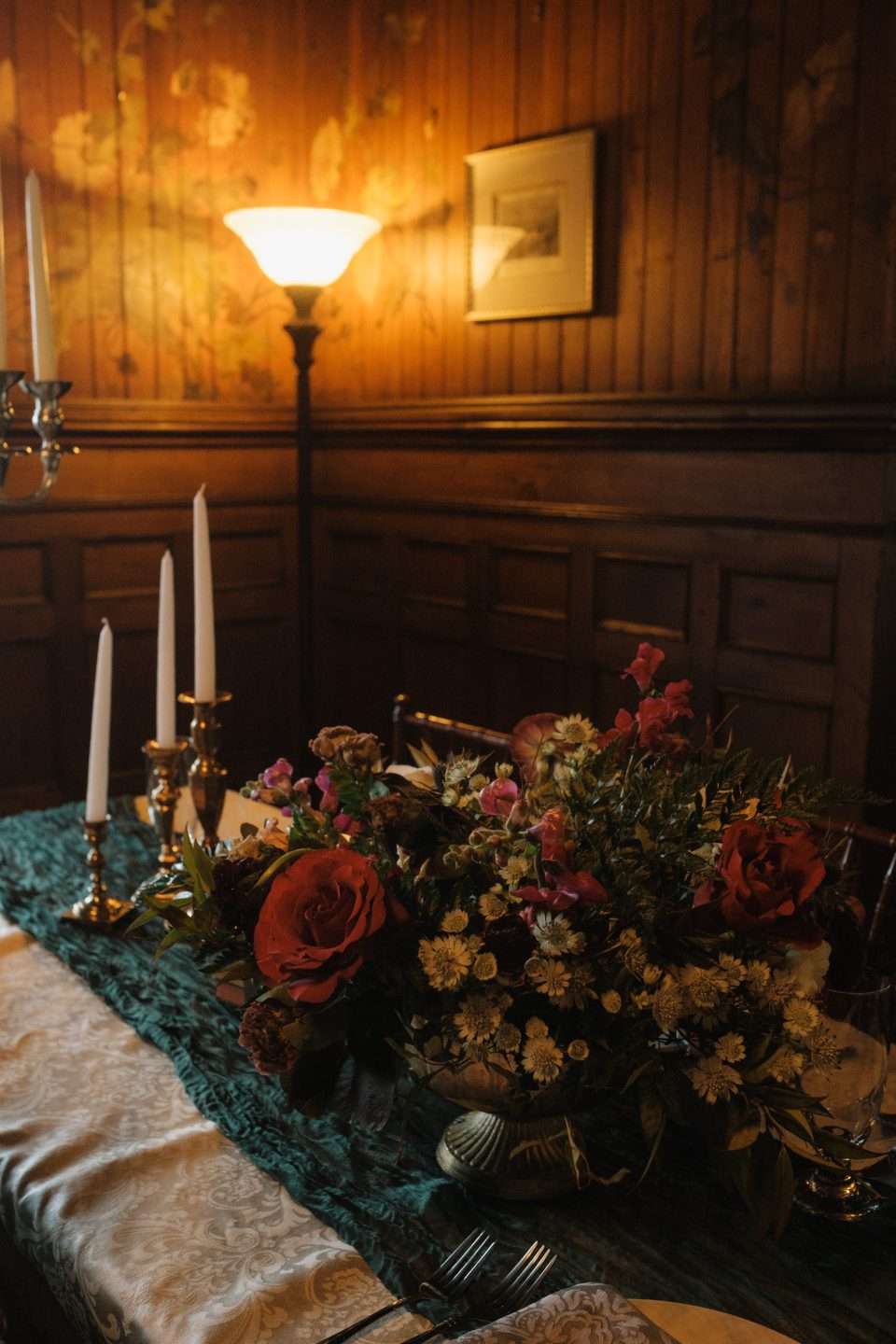 Moody November Wedding at a Gothic New York Mansion · Rock n Roll Bride