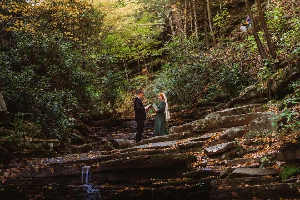 An Appalachian Hobbit Inspired Wedding with a Private Self-Uniting ...