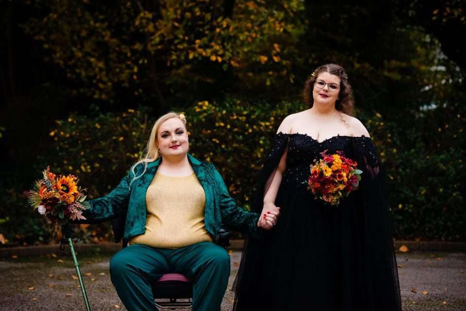Fancy Dress Halloween Wedding with Autumnal Colours · Rock n Roll Bride