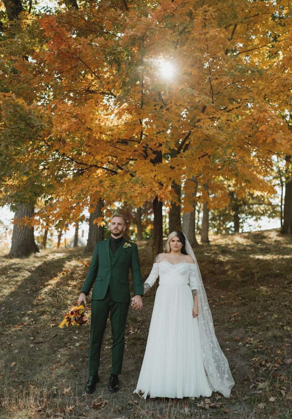 Celestial Autumn Emo Wedding · Rock n Roll Bride