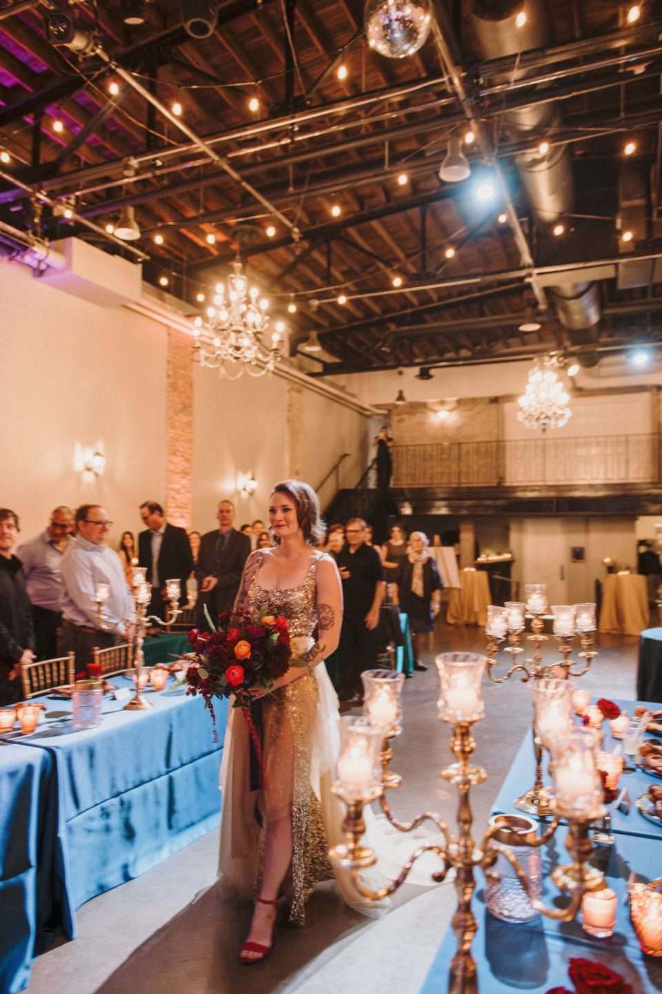 Moody Glam Minnesota Wedding with Cheese Toastie Tattoos · Rock n Roll ...