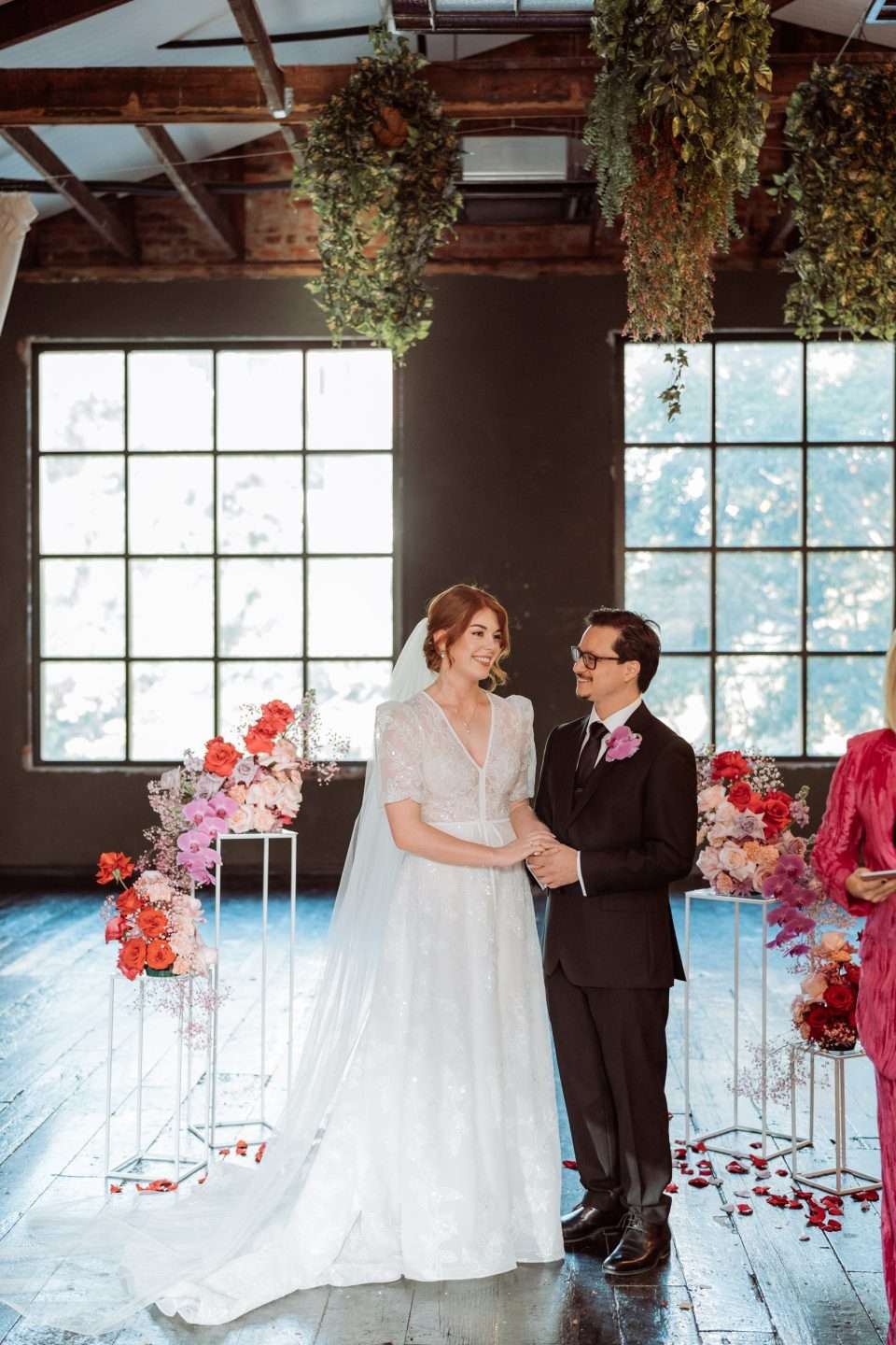Colourful & Quirky Wedding at a Motorbike Repair Shop · Rock n Roll Bride
