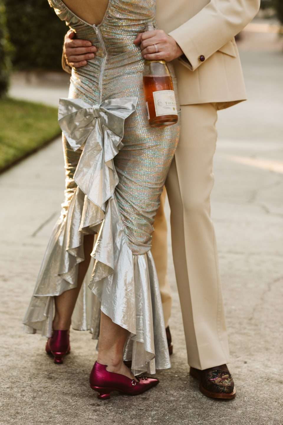 Kitsch, Tacky & Glittery Vintage Prom Wedding · Rock n Roll Bride