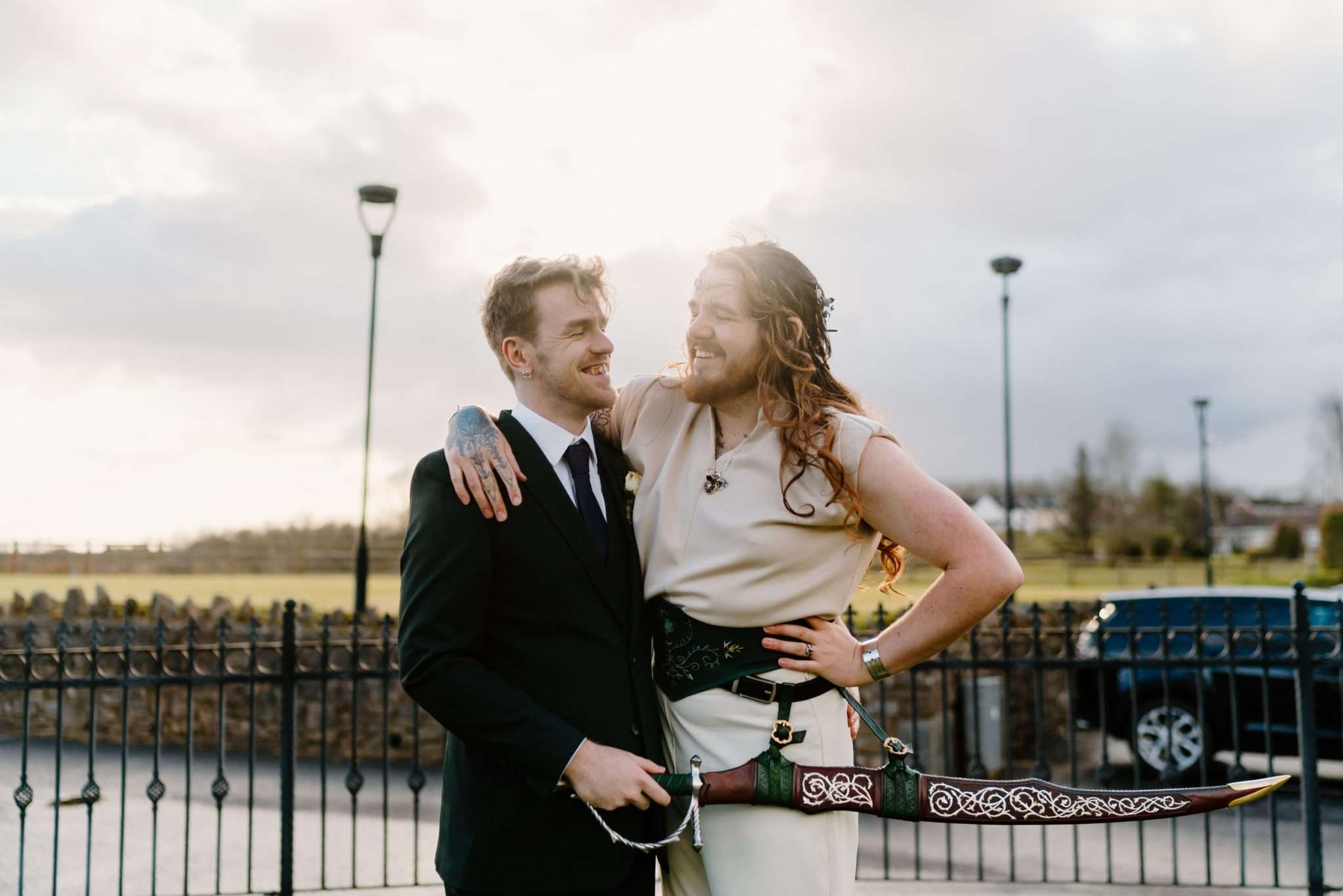 Fantasy Themed Bilingual Welsh Wedding · Rock n Roll Bride