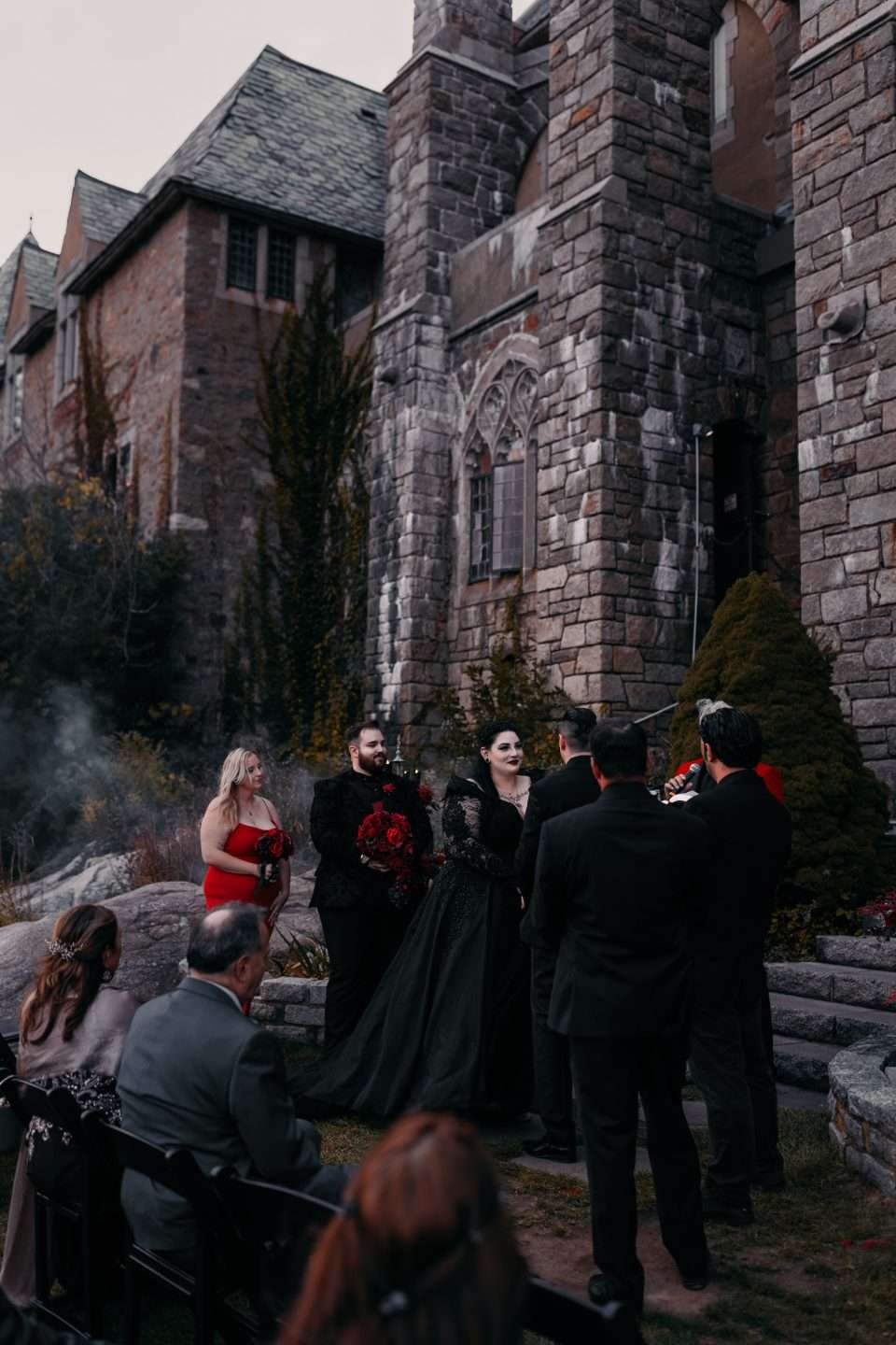 Luxurious Gothic Vampire Wedding in a Castle · Rock n Roll Bride