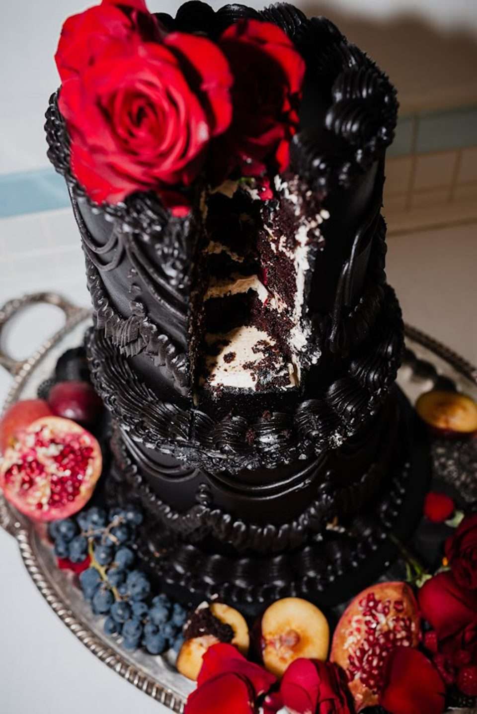 Luxurious Gothic Vampire Wedding in a Castle · Rock n Roll Bride