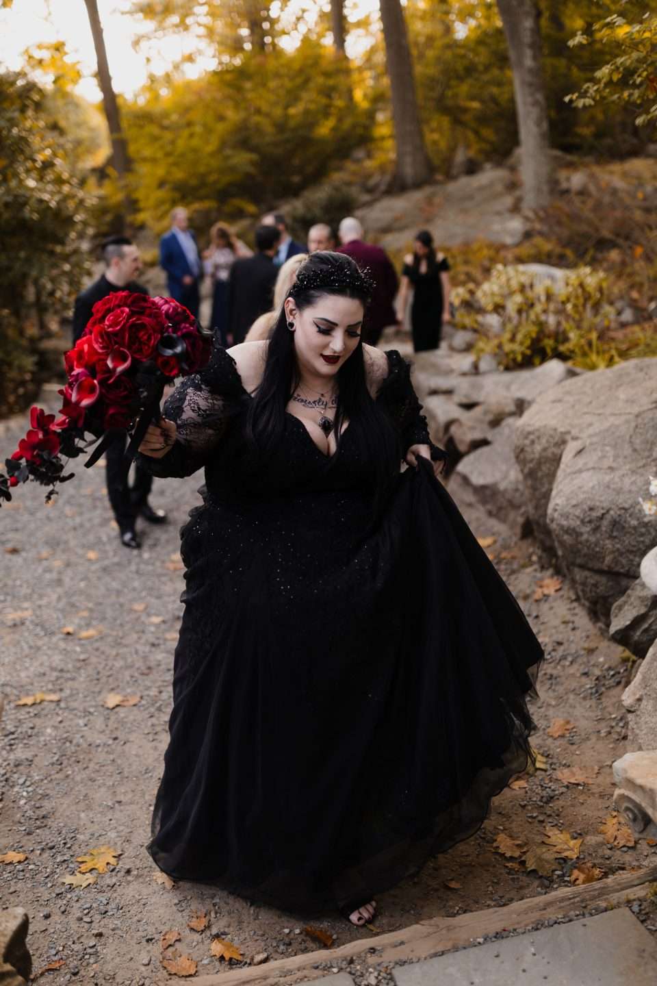 Luxurious Gothic Vampire Wedding in a Castle · Rock n Roll Bride
