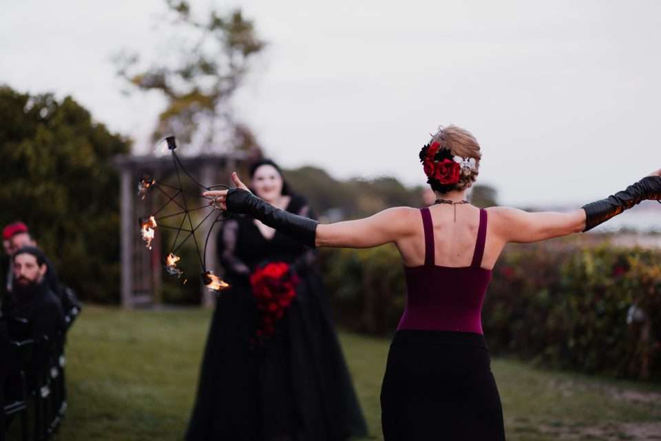Luxurious Gothic Vampire Wedding in a Castle · Rock n Roll Bride