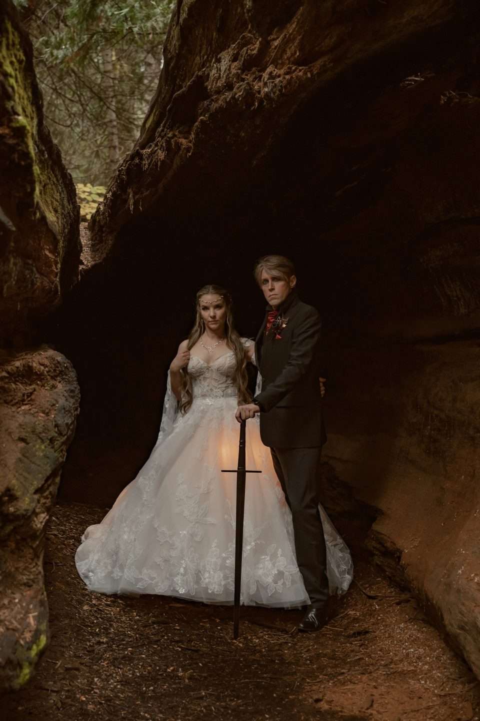 Fantasy LARP Wedding in a California Forest with Fae Ritual Ceremony ...